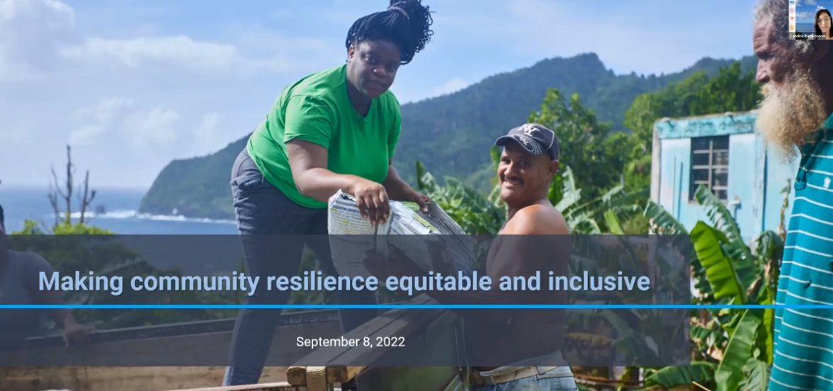Community-based and Ecosystem-based DRR webinar series - Caribbean ...